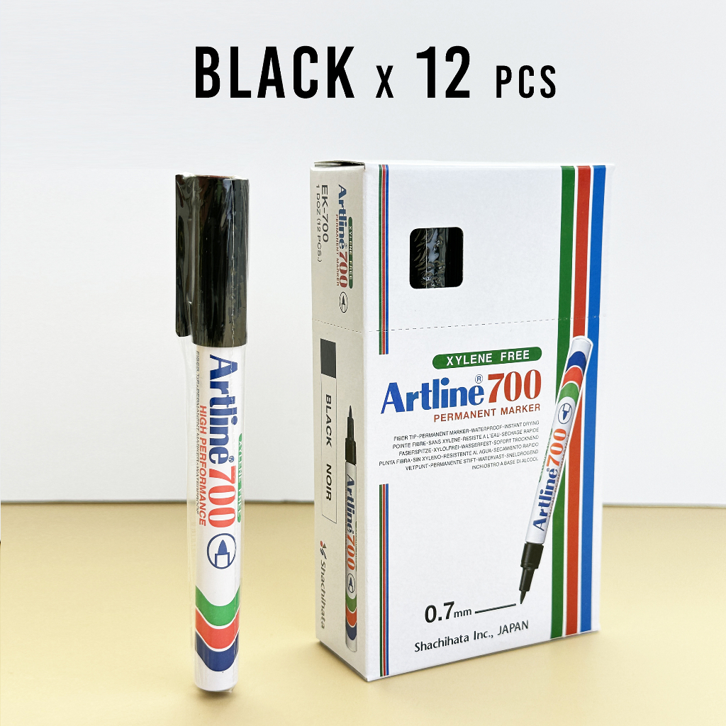 ARTLINE 700 PERMANENT MARKER 0.7MM (12 pcs in Box) | Shopee Malaysia
