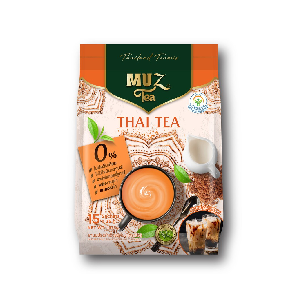 BUY 1 FREE 1 MUZ Thai Tea 15's x 25g Thai Fav Tea | Shopee Malaysia