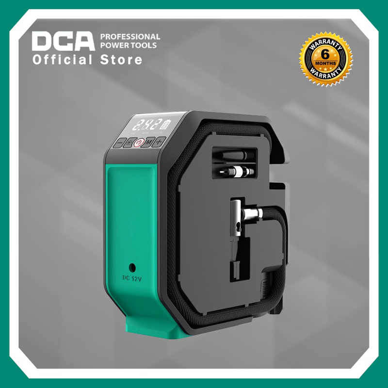 DCA ADQE120 Cordless Air Pump Battery Machine Car Bicycle Tire Air Pump ...