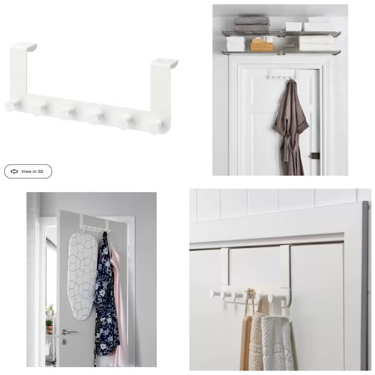 ENUDDEN Hanger for door / Over the Door Hanger / Door Top Clothes Hook ...