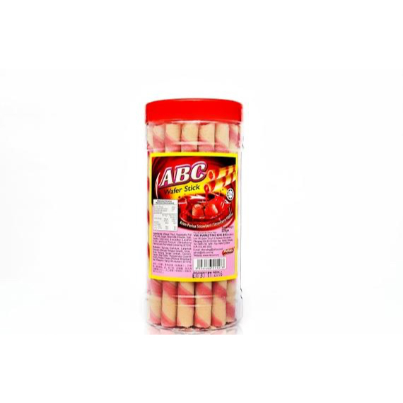 220g Viki Brand ABC Biscuit Wafer Roll Stick Strawberry Flavour Biskut ...