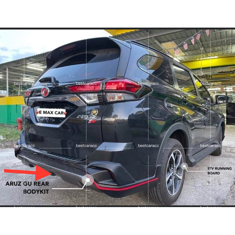 ARUZ 2019” REAR SKIRT GU PU NO PAINT | Shopee Malaysia