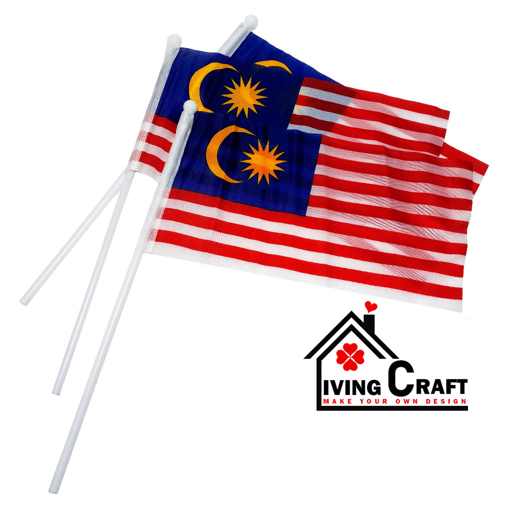 (08.08 & 09.09) Bendera Tangan Merdeka / Merdeka Hand Flag (3pcs per ...