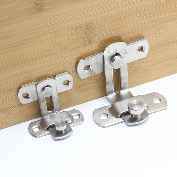 MKR 90 Degree Stainless Steel Swivel Bolt Door Latch Slug Catch Hasp ...
