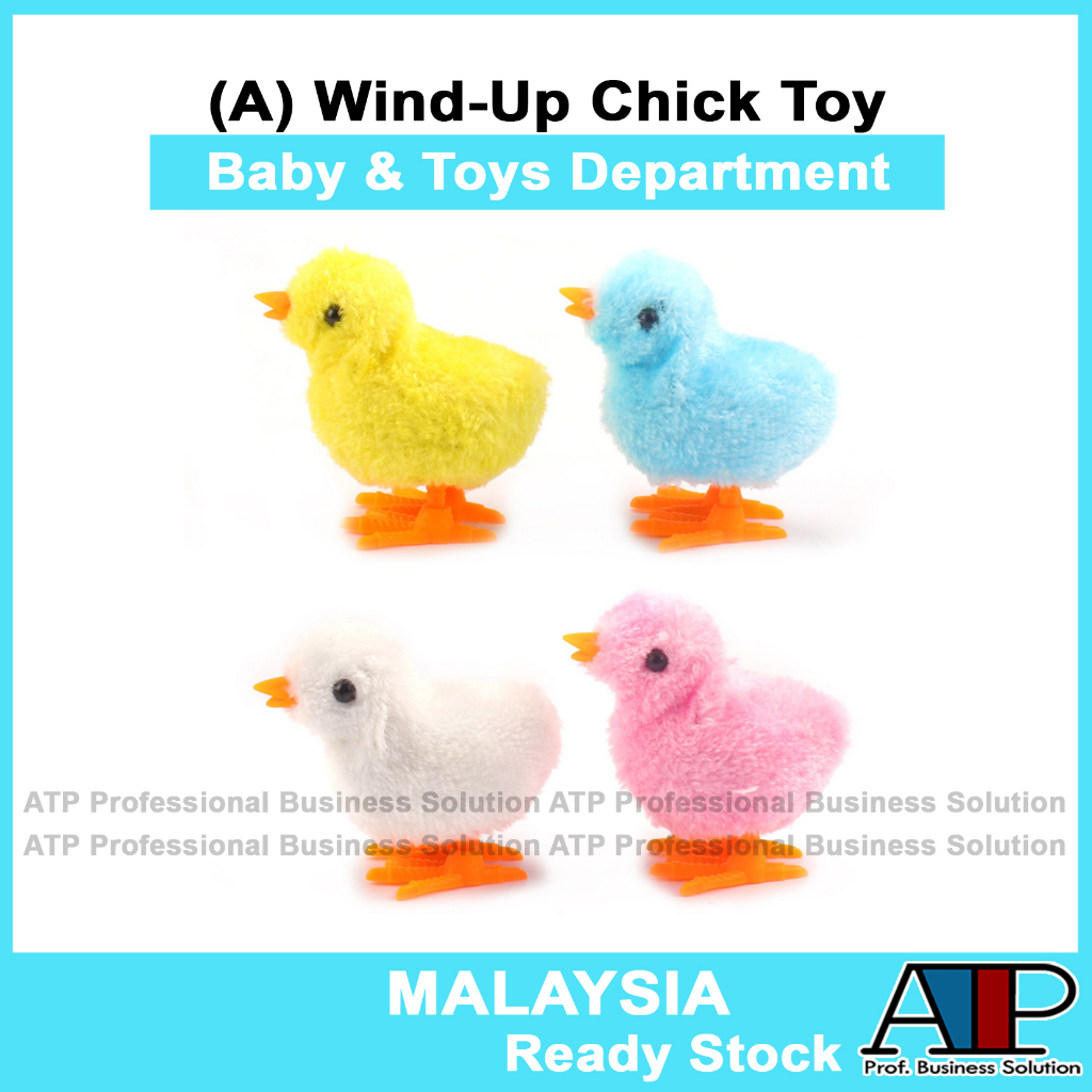 Toy🪅 Cute Plush Jumping Chicken Toy Wind Up Jumping Baby Stuffed Toys ...