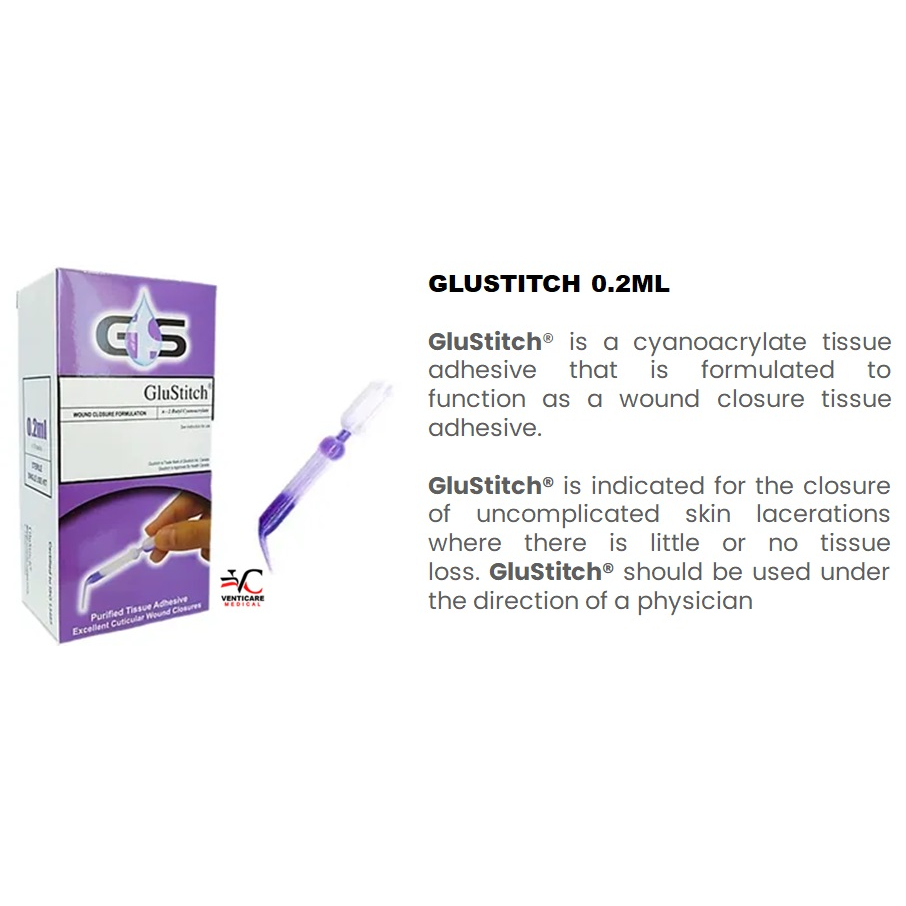 GLUSTITCH 0.2ML (wound closure tissue adhesive)-1PC | Shopee Malaysia