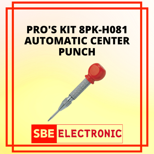 PRO'S KIT 8PK-H081 Automatic Center Punch (MADE IN TAIWAN) | Shopee ...