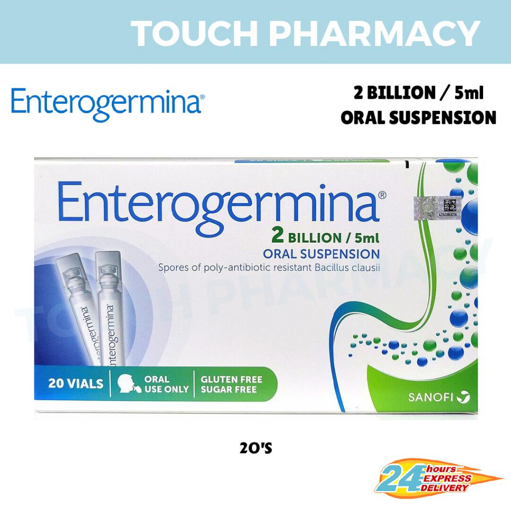 ENTEROGERMINA 2 Billion Probiotics 20's/BOX | Shopee Malaysia