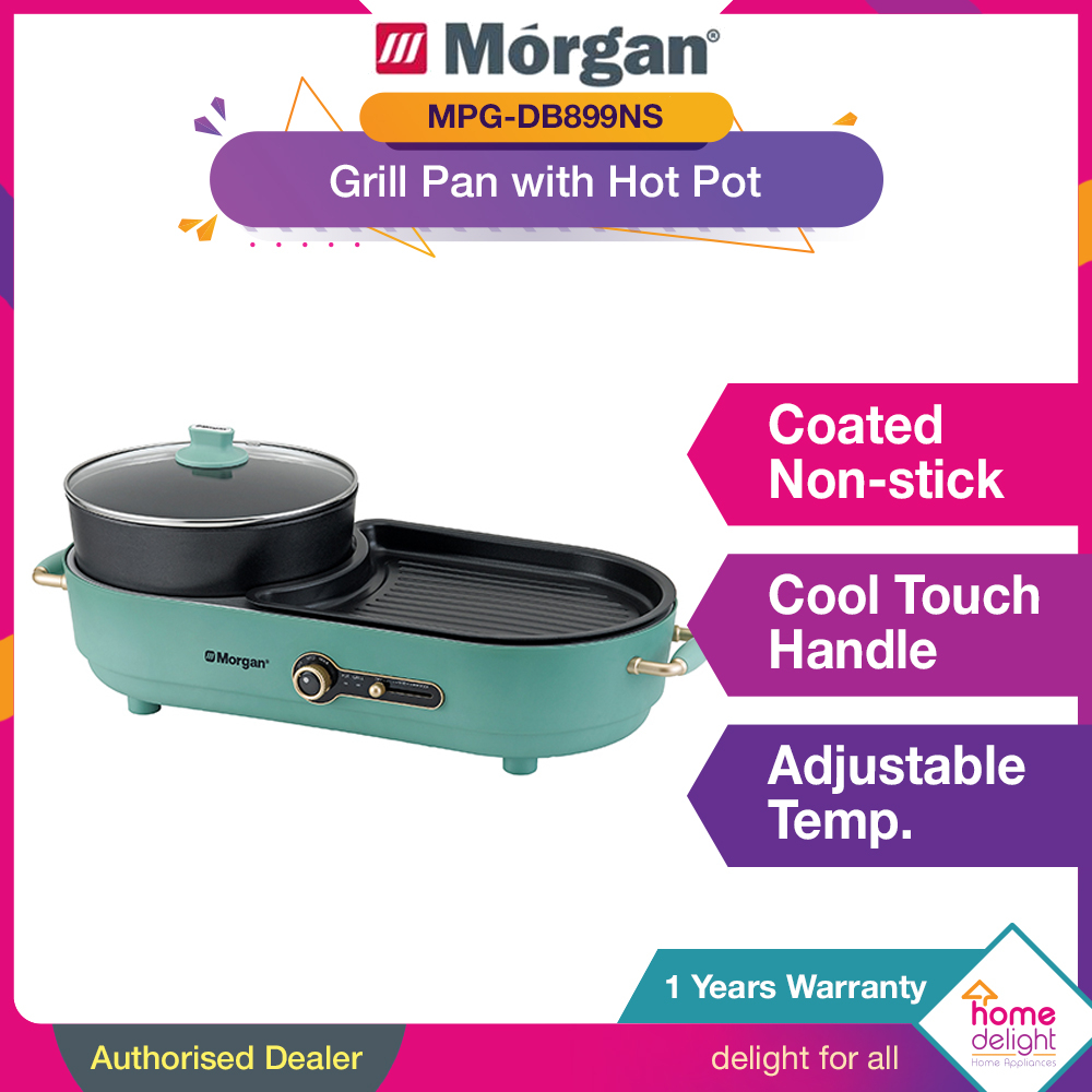 Morgan Pan Grill With Steamboat Function [ MPG-DB899NS / MPGDB899NS ...