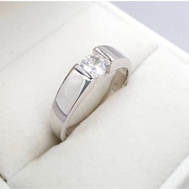 Cincin Nikah Original Silver Sterling 925 Lelaki | Shopee Malaysia