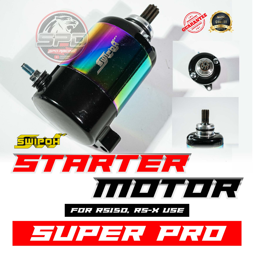 Super Pro Starter Motor Swipoh For RS150, RS-X 150 | Shopee Malaysia