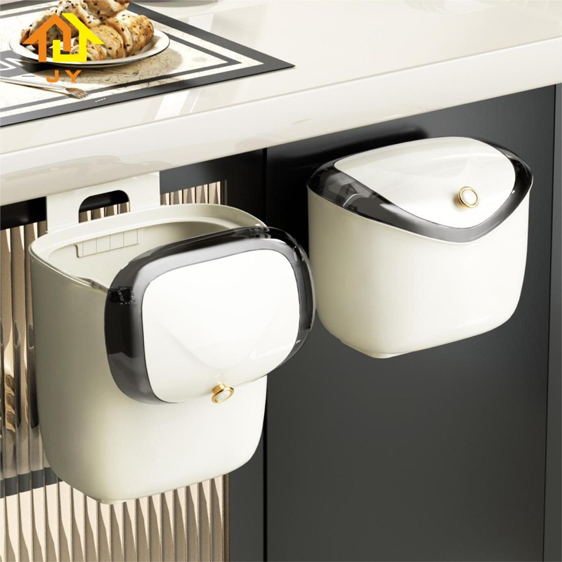 9L Wall Mounted Dustbin with Cover Bin Trash Dustbin Tong Sampah Dapur ...