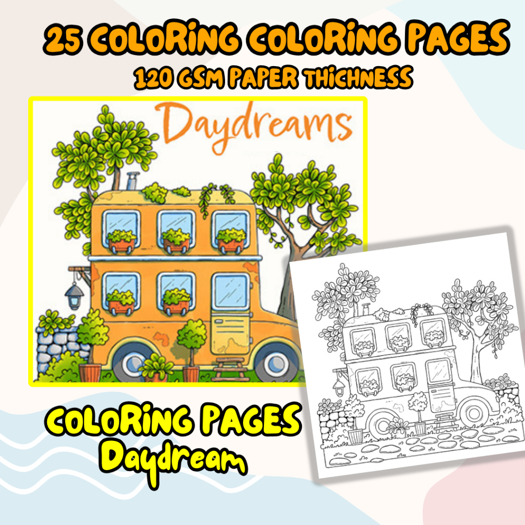 Daydream - Coloring Pages | Shopee Malaysia