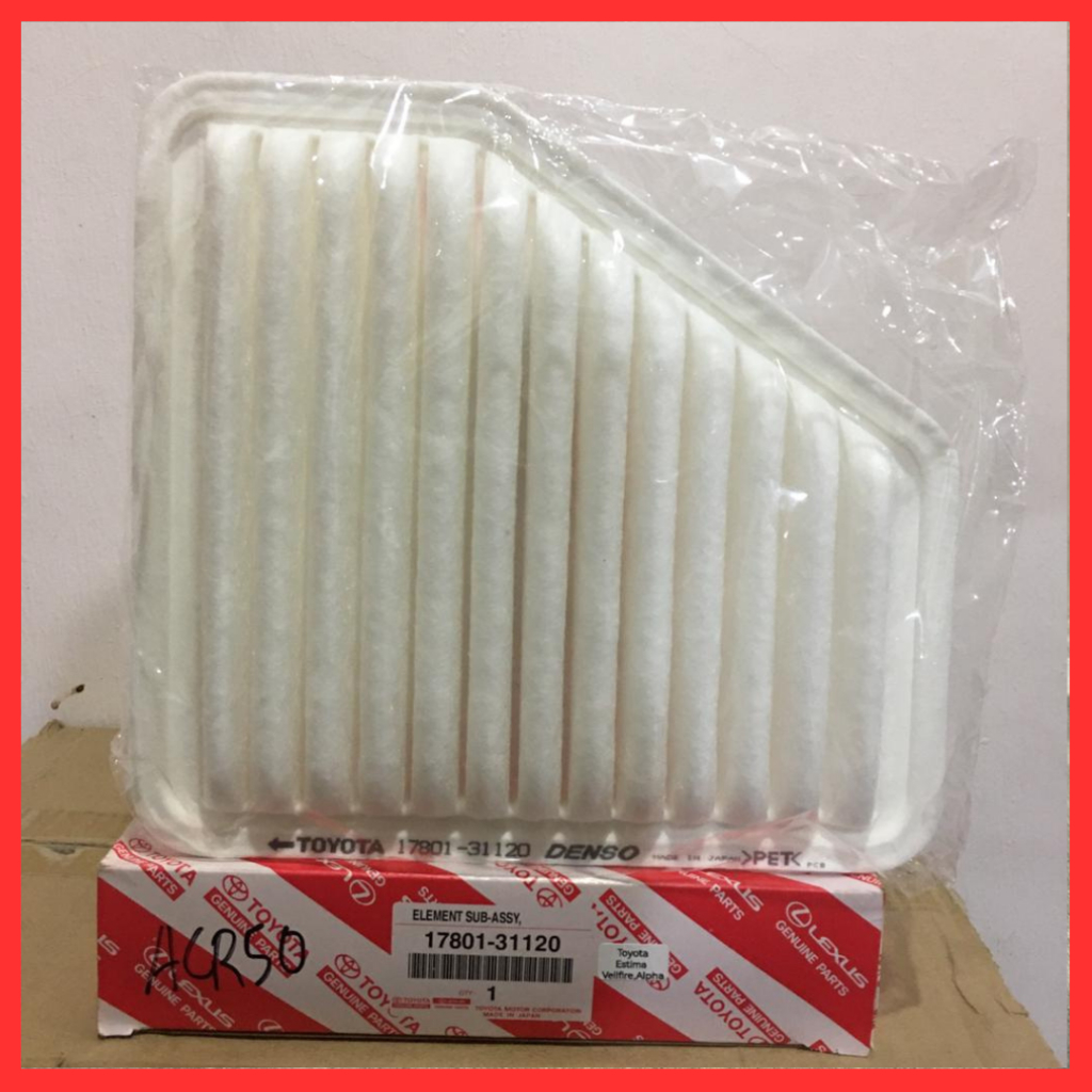 AIR FILTER TOYOTA ESTIMA ACR50 VELLFIRE GGH20 ALPHARD ANH20 (17801 ...