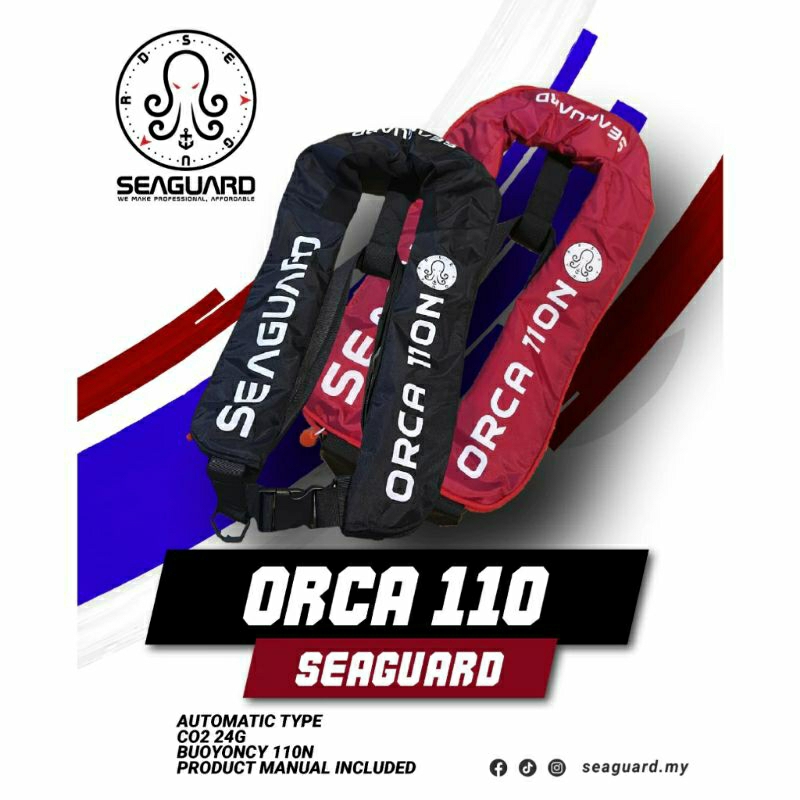 SEAGUARD ORCA 110N PFD | Shopee Malaysia