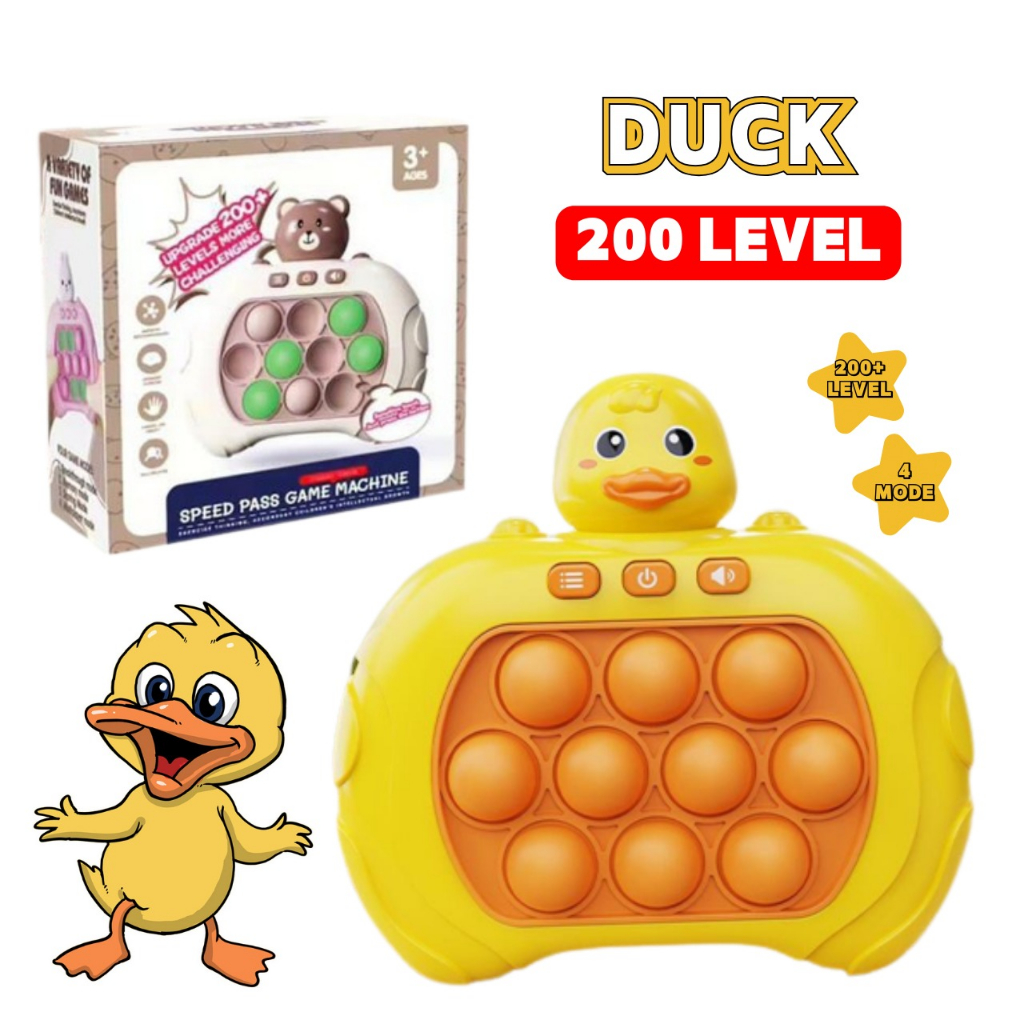 Quick Push Game Pop It Electronic Speed Educational Toys Bubble Fidget ...