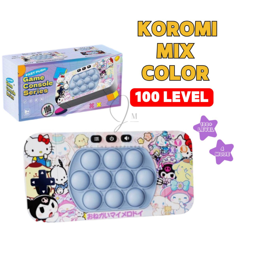 Quick Push Game Pop It Electronic Speed Educational Toys Bubble Fidget ...