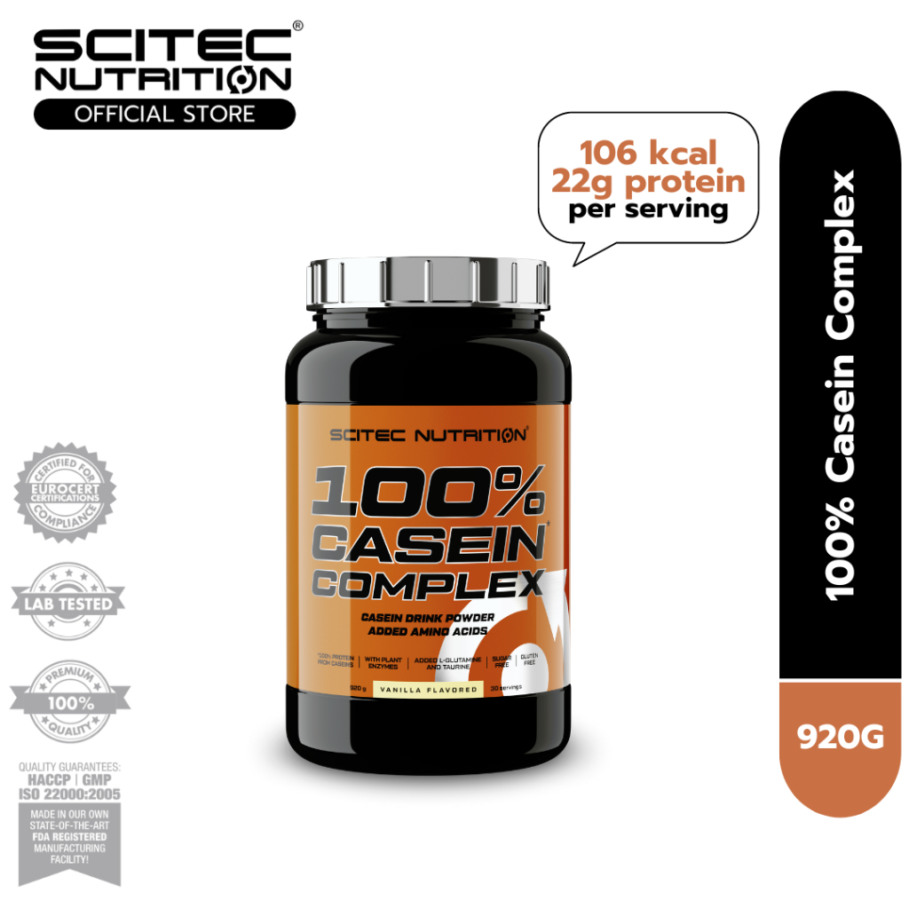 Scitec Nutrition 100% Casein Complex / Protein (920g) | Shopee Malaysia