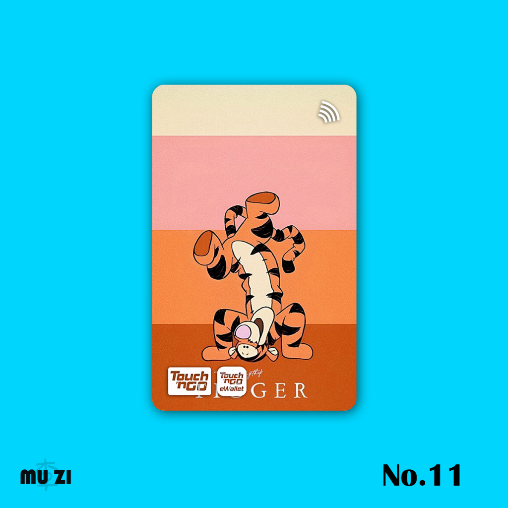 Tigger TnG Card STICKER NFC STICKER Waterproof Thick Hard Material ...