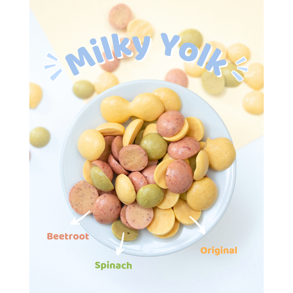 Milky Yolk Snacks for Cats and Dogs 羊奶蛋黄溶狗猫零食 50g | Shopee Malaysia