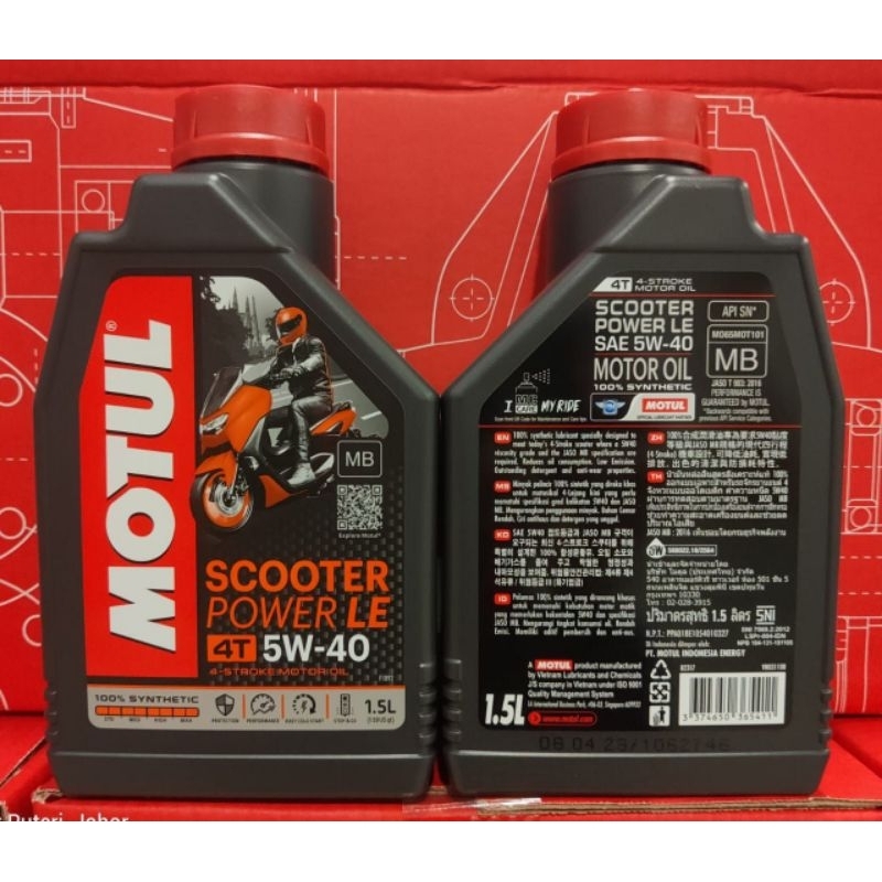 MOTUL SCOOTER LE POWER LE EXPERT LE 1LITRE | Shopee Malaysia