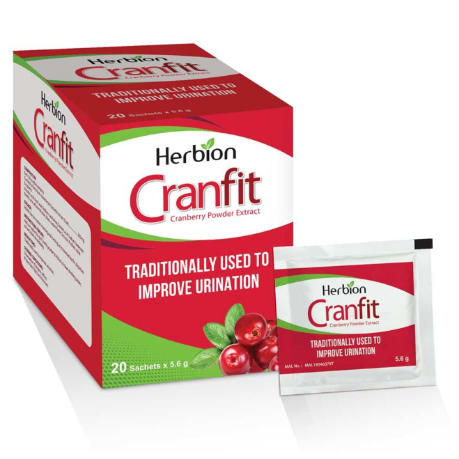 Herbion Cranfit Cranberry Powder Extract (Improve urination, urinary ...