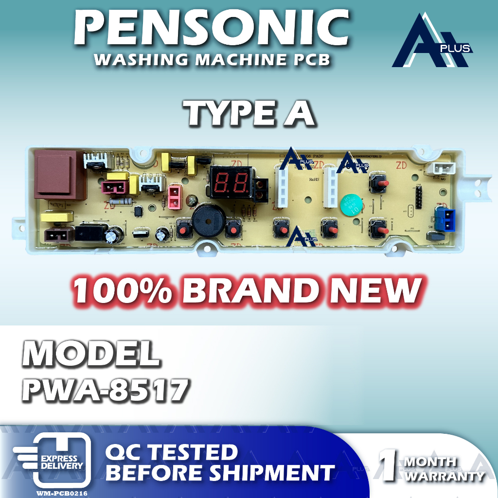 PWA-8517 PENSONIC Washing Machine PCB Board BOARD MESIN BASUH PWA8517 ...
