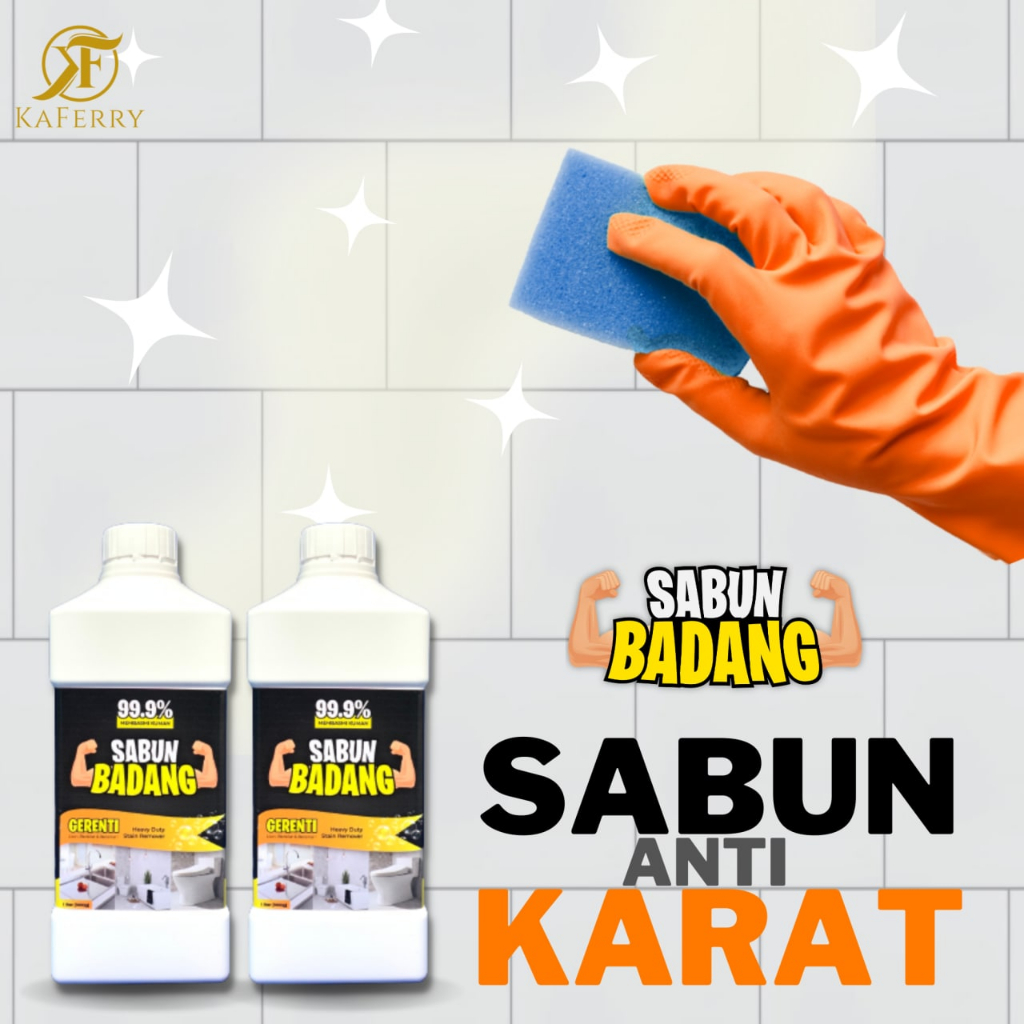 Sabun Badang Stain Remover | Pencuci Lantai Hilang Karat | Lantai ...