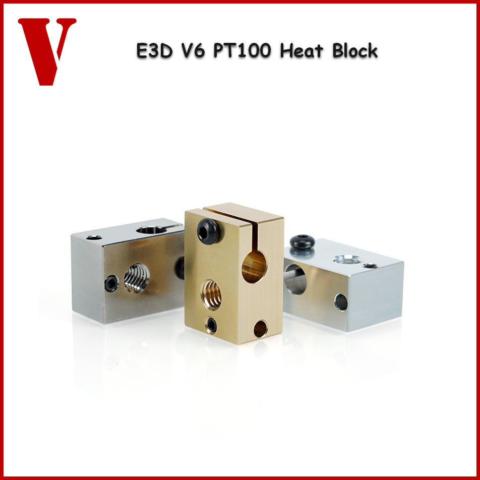 E3D V6 Compatible Heat Block Support PT100 Sensor For 3D Printer | Shopee Malaysia