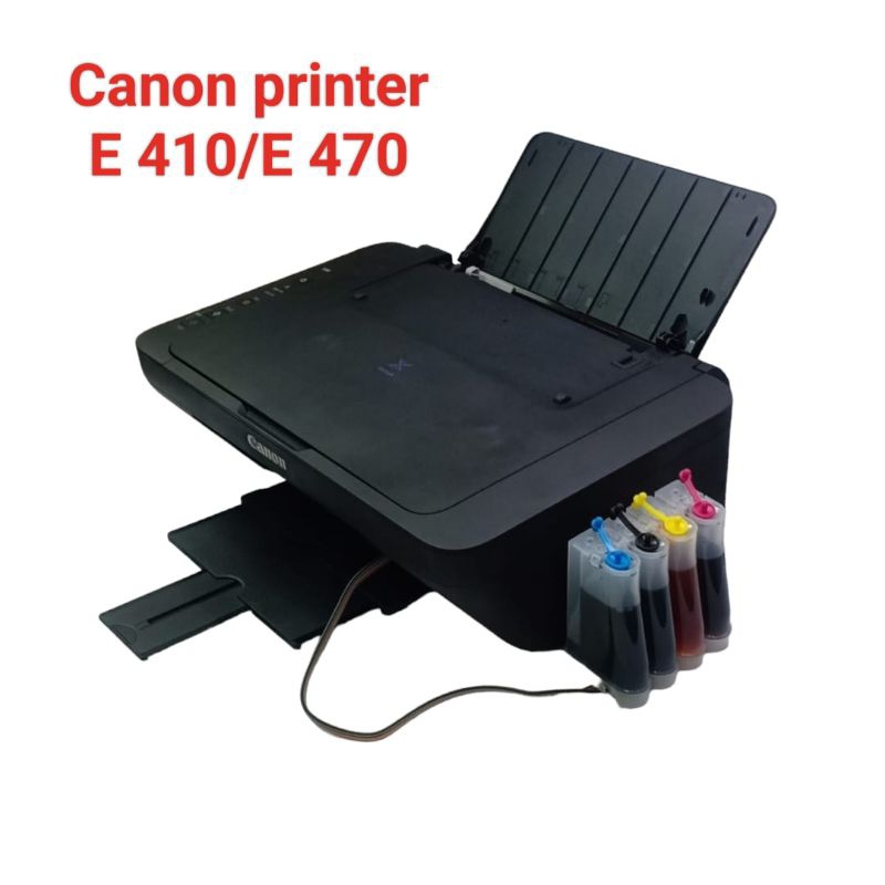 CANON E410/E470 EXTERNAL INK TANK PRINTER (SECONDHAND UNIT) | Shopee ...