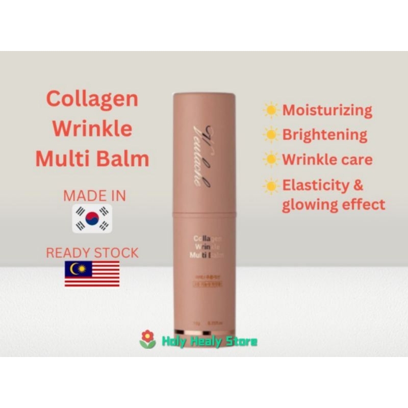 Korea Collagen Multi Balm Original Veulache Wrinkle Balm 10g Dry Skin ...