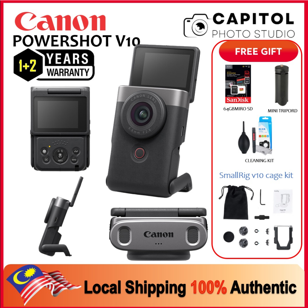 Canon powershot v10 vloging camera | Shopee Malaysia