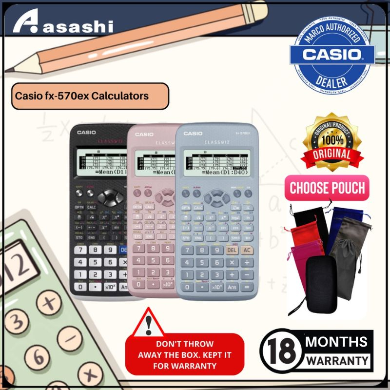 Casio fx-570EX Scientific Calculator | Shopee Malaysia