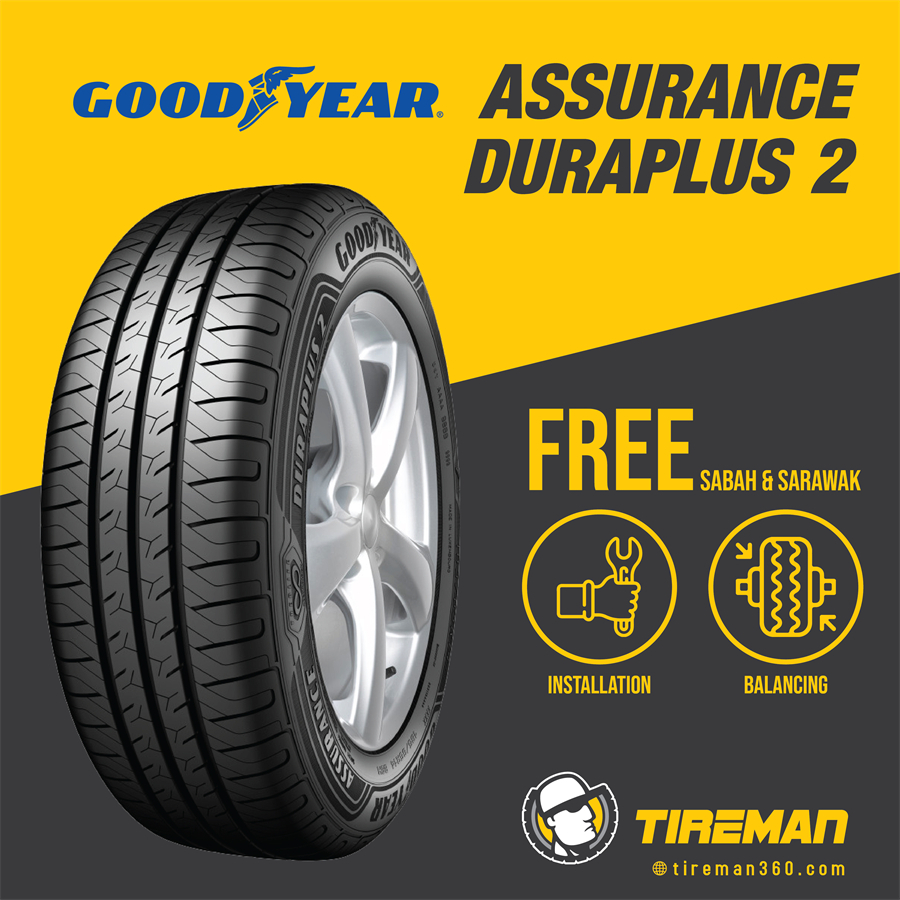 Goodyear Assurance Duraplus 2 13 14 15 16 Tayar Tire (FREE INSTALLATION ...