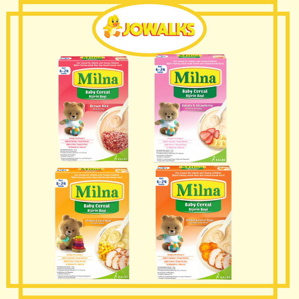 Milna Baby Cereal (120g) For 6+ & 8+ Babies | Shopee Malaysia