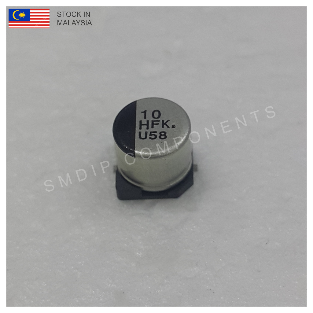 2PCS Japanese-Grade 10uF 50V 105°C, SMD Capacitor, 6mm x 5.5mm | Shopee Malaysia