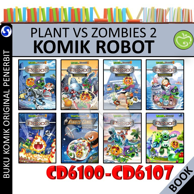 PLANTS VS ZOMBIES 2 KOMIK ROBOT JILID 01-10 (VERSI BAHASA MELAYU) - UPH ...
