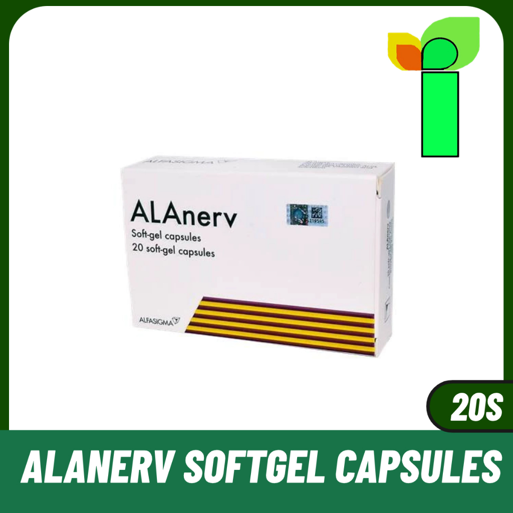 Alanerv Soft Gel Cap 20s (exp 2026) | Shopee Malaysia