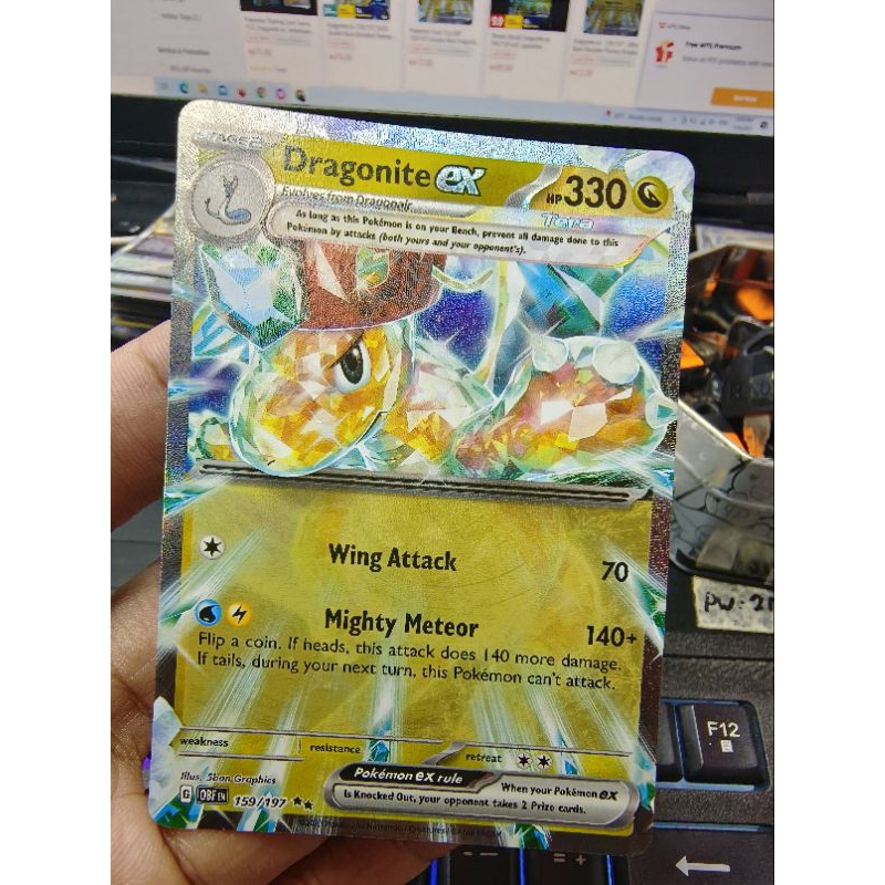 Dragon Type - Pokemon Card EX - Dragonite ex 159/197 | Shopee Malaysia