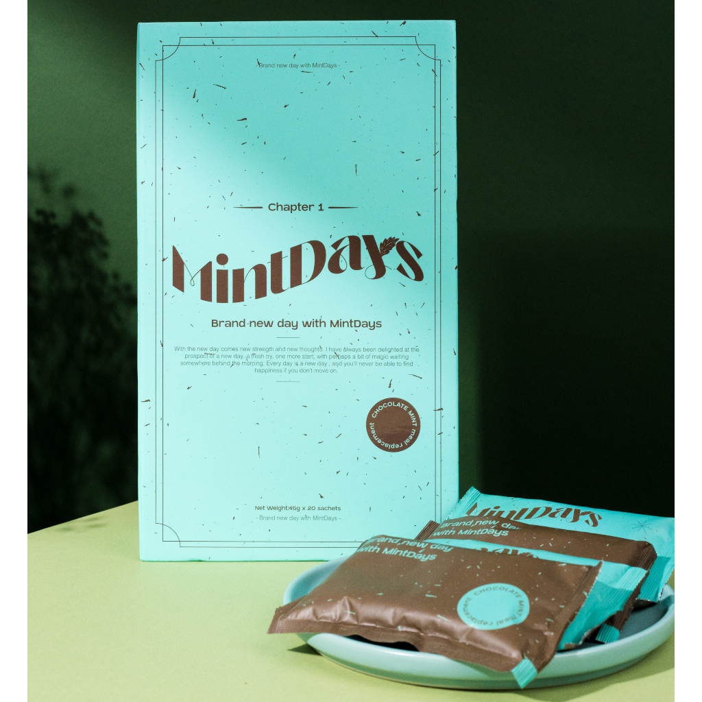 Mintdays meal replacement 薄荷巧克力营养代餐 mint chocolate flavour 低卡路里 减重方便 ...
