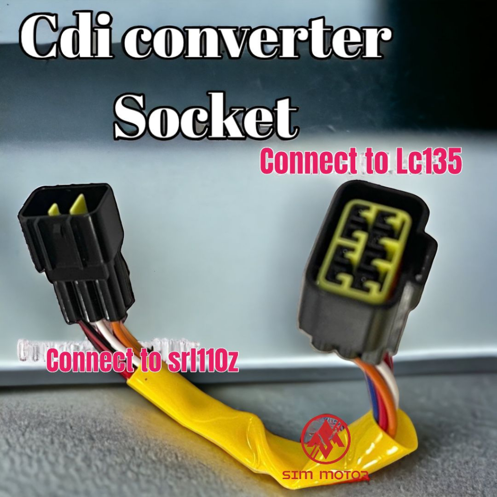 CDI UNIT CONVERTER SOCKET CDI LC135 SRL110 SRL115 KRISS WAVE110 WAVE125 ...