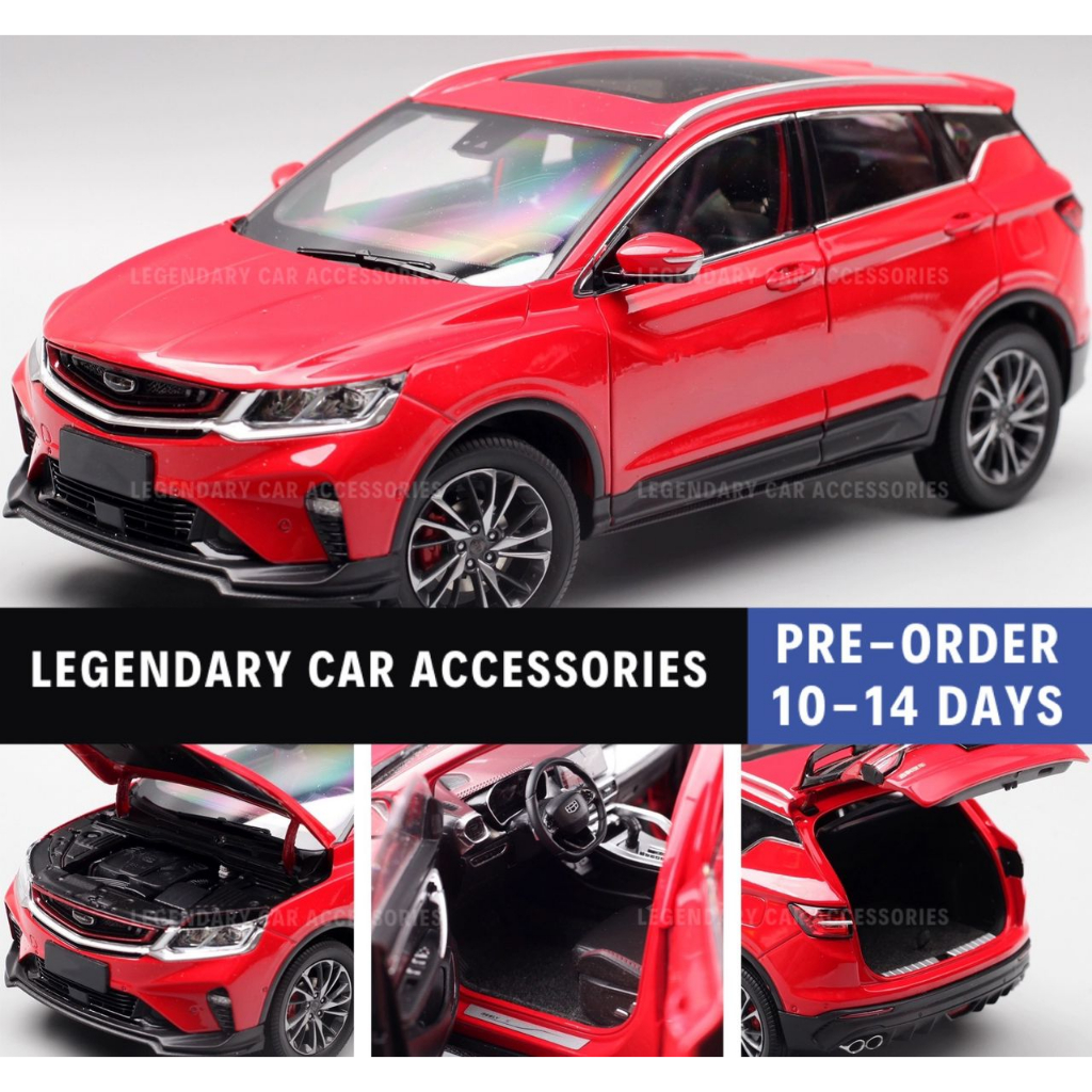 Proton X50 Geely Version Limousine Model Toys Diecast Size 1:18 All ...