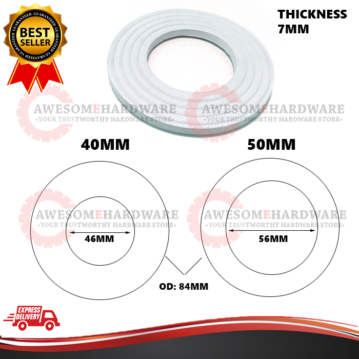 (40MM / 50MM) FISH CJ TOILET CISTERN TANK RUBBER GASKET WITH GROOVE ...