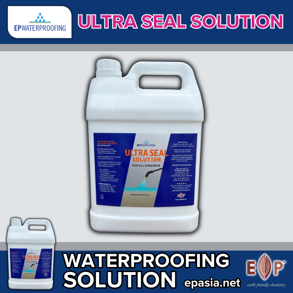 EPWATERPROOFING ULTRA SEAL SOLUTION 5 Litre & 2x 5 Litre | Shopee Malaysia