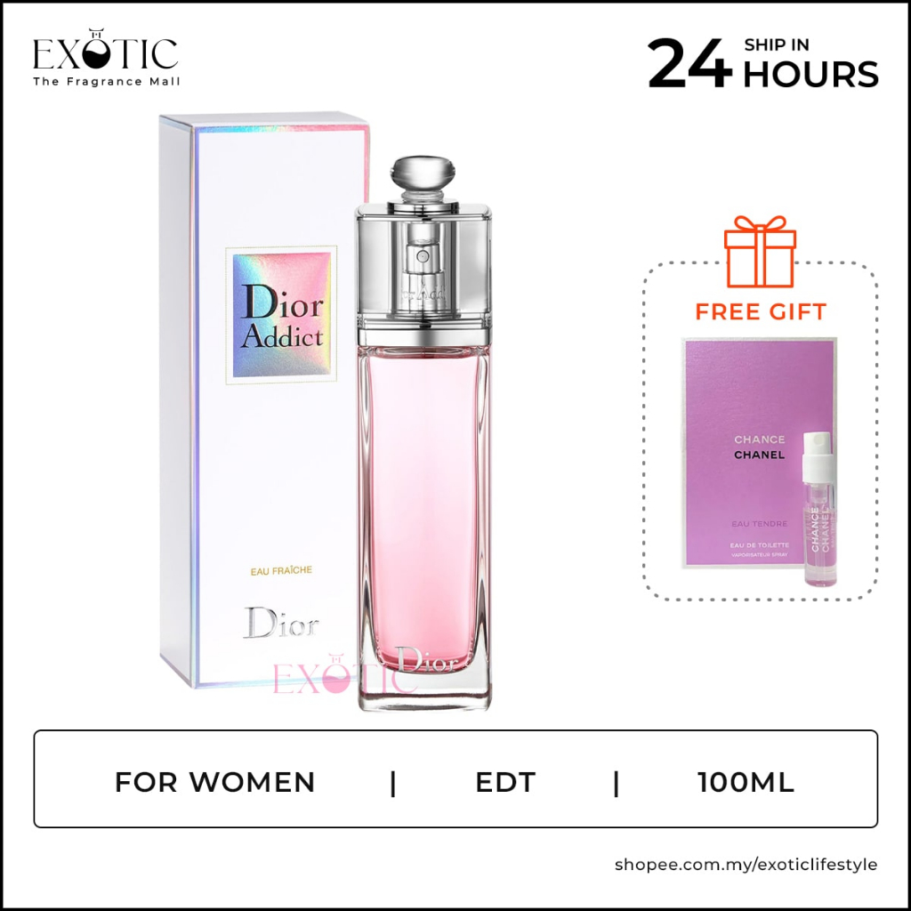 DlOR Addict Eau Fraiche Eau De Toilette 100mL EDT Perfume for Women ...