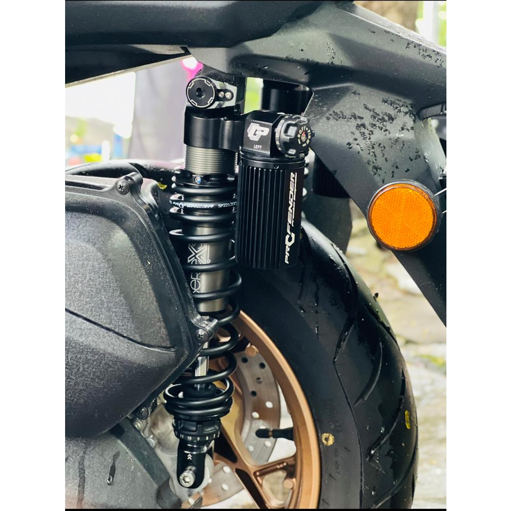 Profender X-Series For Yamaha XMax V1 V2 X-Max Absorber Set Black Red ...