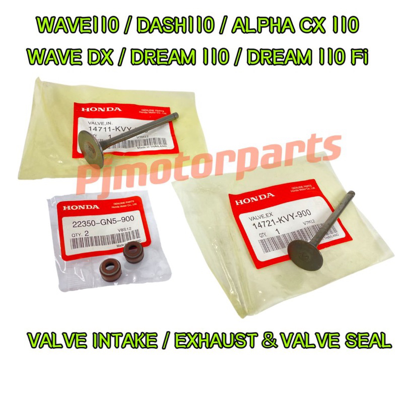 WAVE110/DASH110/WAVE ALPHA CX110 CX 110/DX/DASH 110/EX5 DREAM 110/DREAM110 Fi ENGINE VALVE ...