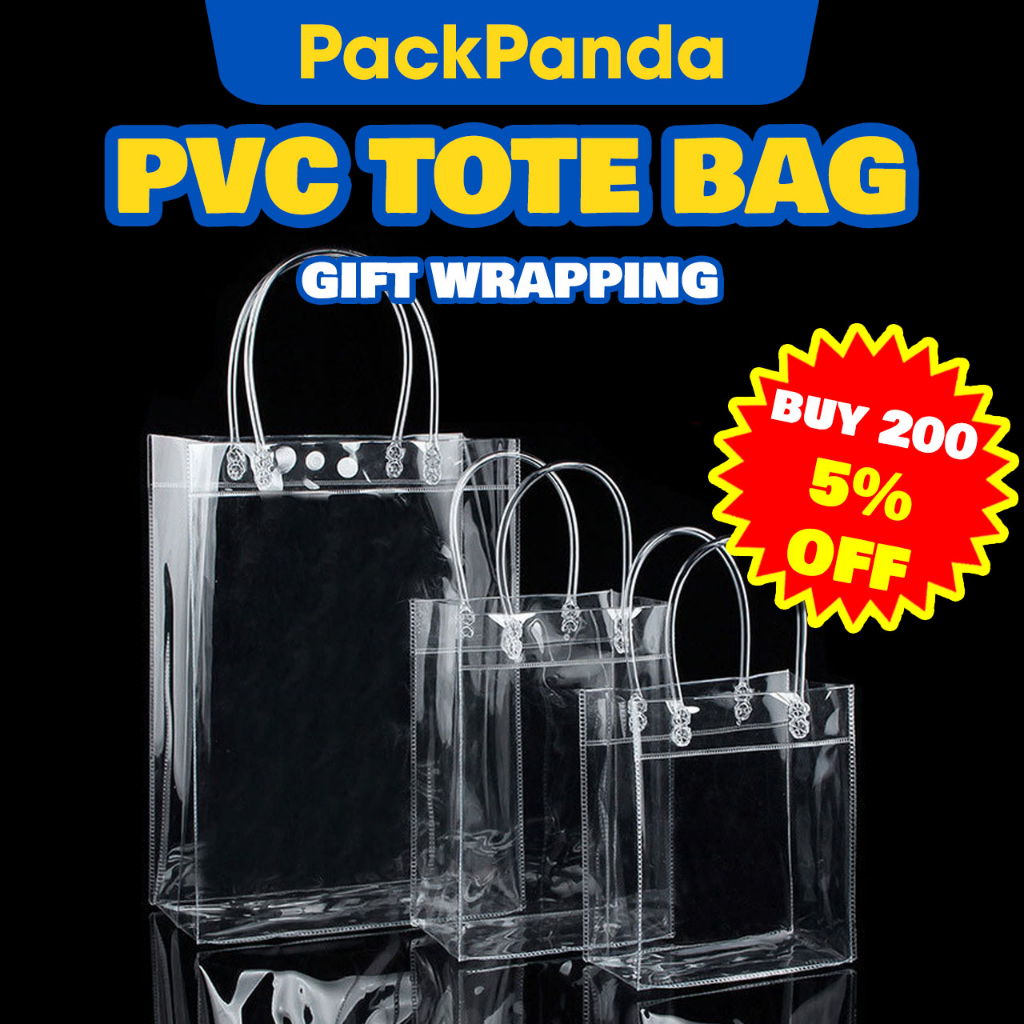 Doorgift Bag Gift Bag Plastic Bag Goodies Bag Transparent Bag Clear PVC ...