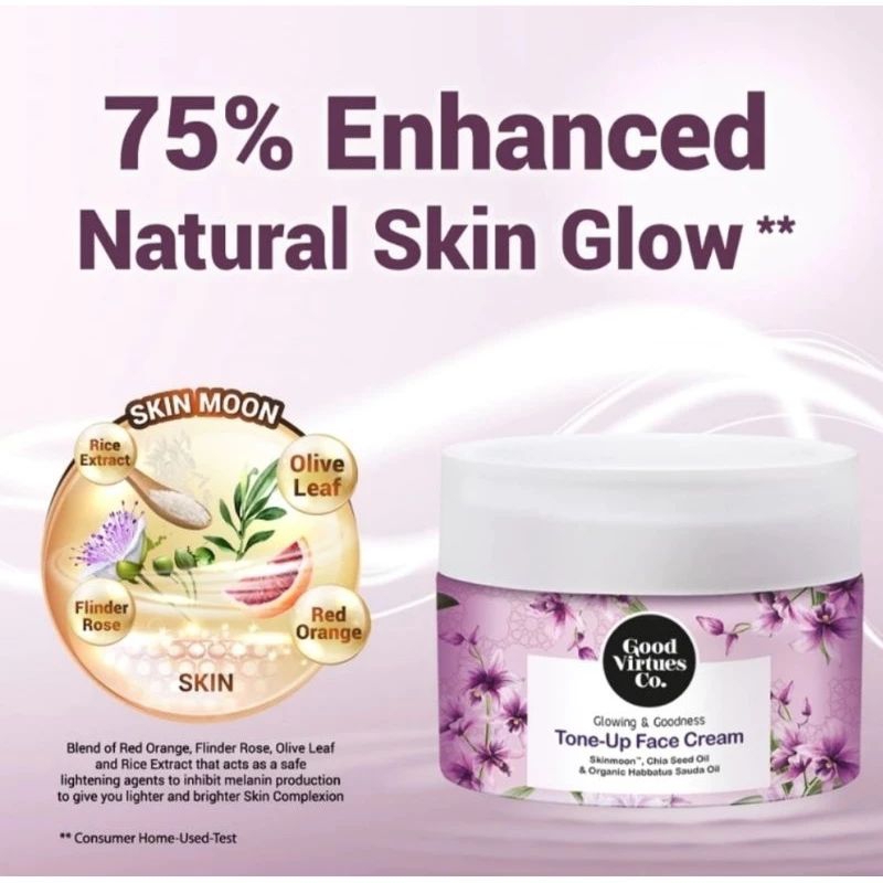 Good Virtues Co Tone Up Face Cream 40ml Krim Muka Mencerah GVC | Shopee ...