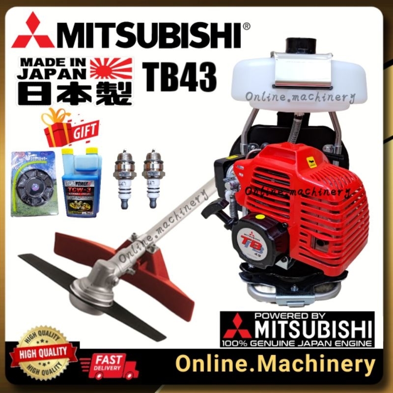 MITSUBISHI TB43 100% Original [Made In Japan] 43CC Engine TK Carburetor ...